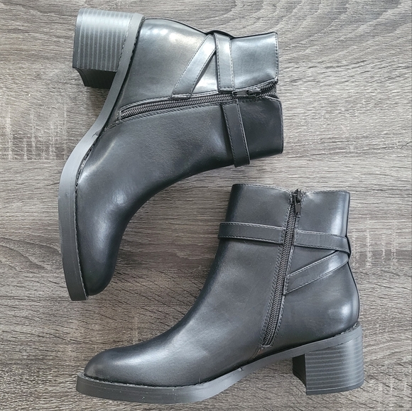 LOFT | Shoes | New Loft Black Ankle Boots | Poshmark